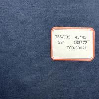 China Polyester Cotton Combed TC Poplin Printed Dyed Fabric TC 65/35 45x45 133x72 for sale
