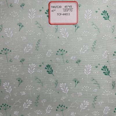 China 80/20 Narrow Printed Fabric 45*45 133*72 Bed Sheet Fabric Quilt Cover for sale
