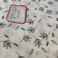 China TC 90/10 45×45 133x72 Printed Poplin Fabric White Cotton Poplin Printed Fabric for sale