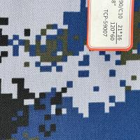 China Workwear Printed Fabric TC90/10 21X16 120X60 Camouflage Fabric Customized Twill for sale