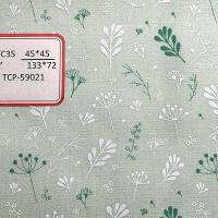 China Polyester Cotton Cloth 133X72 Pigment Printing Fabric Long Skirt Floral Cloth for sale