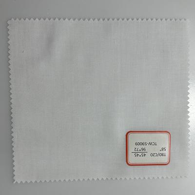 China White 96x72 TC Polyester Cotton Pocket Lining Arabic Robe Fabric for sale