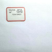 China White and Dyed 65polyester 35cotton Tc Pocketing Fabrics Wholesale Tc Plain Woven Textile Fabrics for Lining/scarf/pocekting for sale