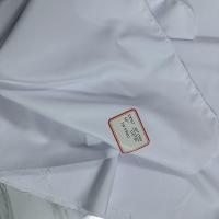 China 110*80 100 Percent Polyester Robes Bleached Fabric 48*150D Clothing Fabric for sale