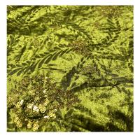 China Afrian Flannel Flower Peacock Embellished Shiny Bling Bling Spangle Lace Bead Hand Sequin Embroidery Fabric for sale