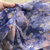 China 100 Viscose Printed Floral Designed Rayon Silk Feeling Fabric For Suit Women Dress Garment for sale