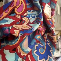 China 30S 32S 45S 3D Effect 100 Floral Digital Rayon Printed Viscose Rayon Fabric Woven Spun Rayon Challis Fabric for sale