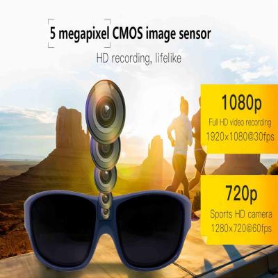 China 14cm x 5cm x 4cm Polarized Action Video Eyewear Plastic Lens for sale