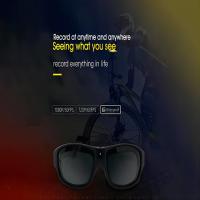 China Waterproof Action Video Camera Sunglasses For Skateboarding Snowboarding for sale