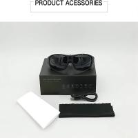 China 5.0M HD Mountaineering Sport Action Video Vlogging Sunglasses With Remote Control for sale