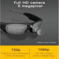 China Waterproof IPX55 Sport Video Sunglasses For Cycling, Mountaineering, Riding, Running for sale