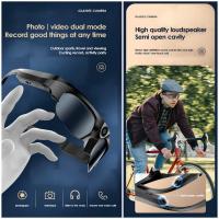 China Men Women Bluetooth Video Sunglasses With Open Ear Music Connect Phones Tablets for sale
