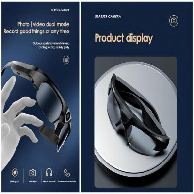 China Full HD 1080P Bluetooth Video Sunglasses Action Camera with Polarized Safety Lens for sale
