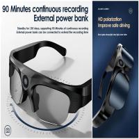 China Mountaineering 2K Bluetooth Video Sunglasses TR90 Frames Open Ear Music, Phone Calls for sale