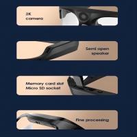 China 4K Bluetooth Video Camera Sunglasses For Fishing, Skydiving, Skiing for sale