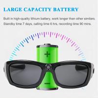 China 720p Bluetooth Video Sunglasses Recording For Trekking Walking Golf Outdoor Sports for sale