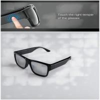 China FUll HD 1080P Spy Video Sunglasses With  80 Degree Curvature Lens Evidence Collection for sale