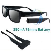 China 1080P Hidden Camera Spy Sunglasses Video Recorder Wearable Mini Video Camera for sale