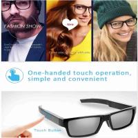 China TR90 Hidden Camera Sunglasses One Finger Touch Control 40g Lightweight for sale