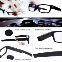 China TR90 Hidden Camera Sunglasses One Finger Touch Control 40g Lightweight for sale