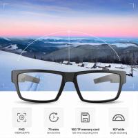 China 5M Pixels Hidden Video Spy Recording Sunglasses 1080P Camera Micro SD Card for sale