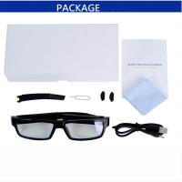 China Security Hidden Camera Sunglasses1080P Built-In 32G Memory Card Touch Control for sale