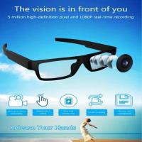China G2-64G Hidden Sunglcasses With 80° Angle Recording Wearable Body Video Camera for sale