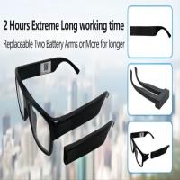 China Security Spy Actions WiFi Live Streaming Glasses Real-Time Monitoring APP Connection for sale