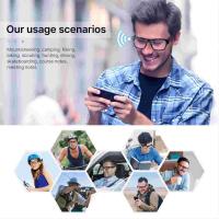 China Full 1080P Wearable Smart Glasses WiFi Video Glasses For Trekking Outdoor Sports for sale