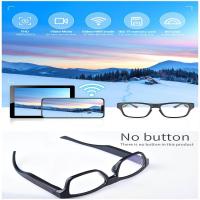 China Mini Security Camera Glasses Wireless Outdoor Camera Hands Free To 1080P Recording for sale