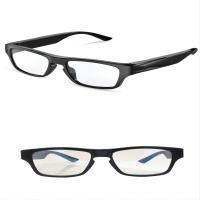 China HD1080P Action Camera Glasses With External Micrphone Touch Control Two Battery Legs for sale