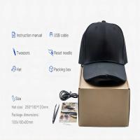 China 2K Wearable Body-Worn Camera Spy Baseball Cap 1296P Recorder For Hunting Fishing Hiking for sale