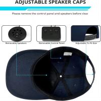 China Bluetooth hat with speaker adjustable Built-in Battery up to 24Hours Music playtime for Walking,Skiing,Trekking Biking for sale