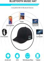 China Music hat with dual bluetooth speaker Washable Wireless bluetooth speaker as best gift for family,Hip-hop for sale