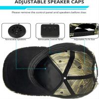 China Bluetooth baseball cap with headphones,built-in microphone and stereo speakers,USB rechargeable music hat for men women for sale