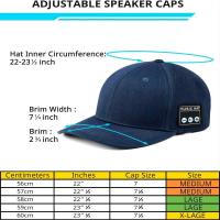 China Unisex bluetooth hat with dual speaker,hands-wash,Rechargeable music hat stocking stuffers for girls and boys for sale