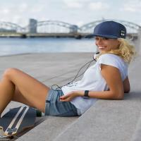 China Unisex bluetooth hat with dual speaker,hands-wash,Rechargeable music hat stocking stuffers for girls and boys for sale