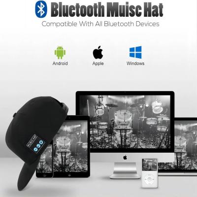 China Mobile bluetooth audio sports cap  speaker removable hand washing and adjustable for baseball, skate,biking for sale