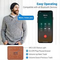 China Multi-function Bluetooth Beanie hat camera B5 Hands-free Phone calls/Music/Warmth/Recording for Winter hunting,Running for sale