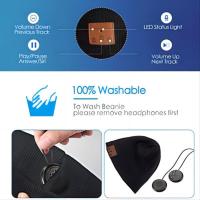 China 3in1 Adjustable Music Beanie Bluetooth Hat Easy To Pair With Smartphone for sale