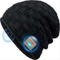 China B5 Bluetooth 5.0 Beanie Hat With Wireless Headphone Dual Speakers Music Enjoying for sale