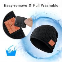 China Skiing Wireless Music Beanie Hat With Bluetooth HiFi Dual Speakers for sale