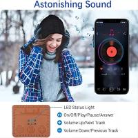 China Viview Beanie Music Hat with bluetooth speaker Adjustable bluetooth hat for Winter outdoor sports Skiing,Hunting for sale