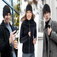 China Bluetooth Beanie Hat  Wireless Bluetooth speaker Black hat with music enjoy as Stocking Stuffers Gifts for family for sale