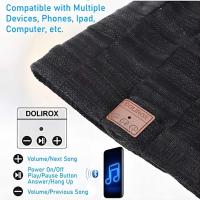 China Bluetooth Beanie Hat  Wireless Bluetooth speaker Black hat with music enjoy as Stocking Stuffers Gifts for family for sale