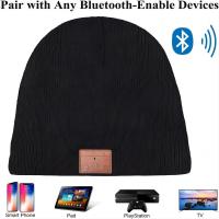 China Skating Hiking Riding Bluetooth Beanie Hat Music Playing Hands Free Phone Calls for sale