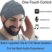 China Wireless Bluetooth Beanie Hat Rechargable 250mah with 16hours Music time Phone callings for sale