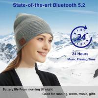 China Wireless Bluetooth Beanie Hat Rechargable 250mah with 16hours Music time Phone callings for sale