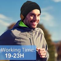 China Men Bluetooth Beanie Hat Women Beanie Hat Black For Winter Competition Activities for sale