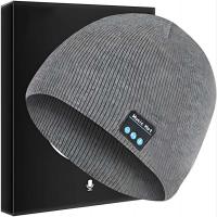 China Men Women Bluetooth Beanie Hat Headphone Music Hat Winter Knit Cap for sale
